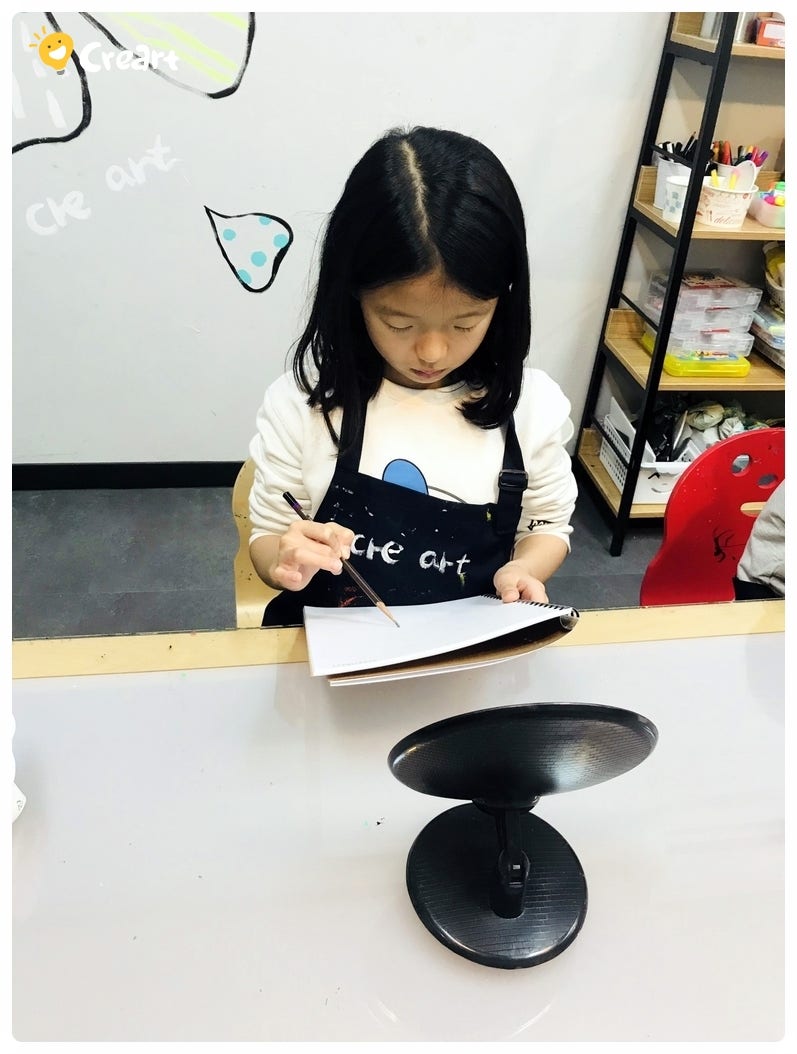 Kinder 초등 수업 얼굴 환조 표현 자화상 시흥시 정왕동 배곧 미술학원 크리아트 네이버 블로그