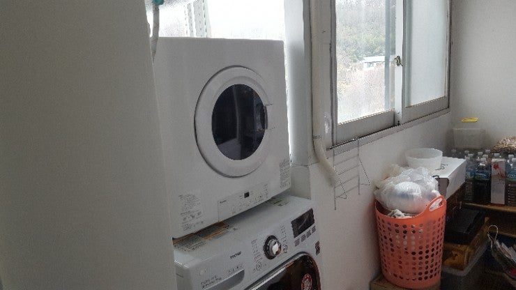 린나이가스빨래건조기 해밀 Rdt 62 Rk W 전북 전주 기린봉아파트 설치사례 전주보일러총판 전주건조기설치 가스건조기설치