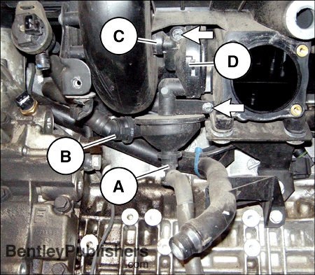 BMW M54엔진 오일세퍼레이터(CCV) DIY : 네이버 블로그