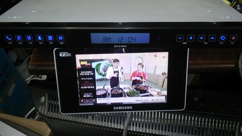 천안 백석 계룡 리슈빌 아파트 삼성이지온 EZON SHT-KT3070AX CVK-705AF 주방TV 시계창이 번쩍이며 전원이 들어오지 않아 아무런 동작도 하지 않는 고장 ...