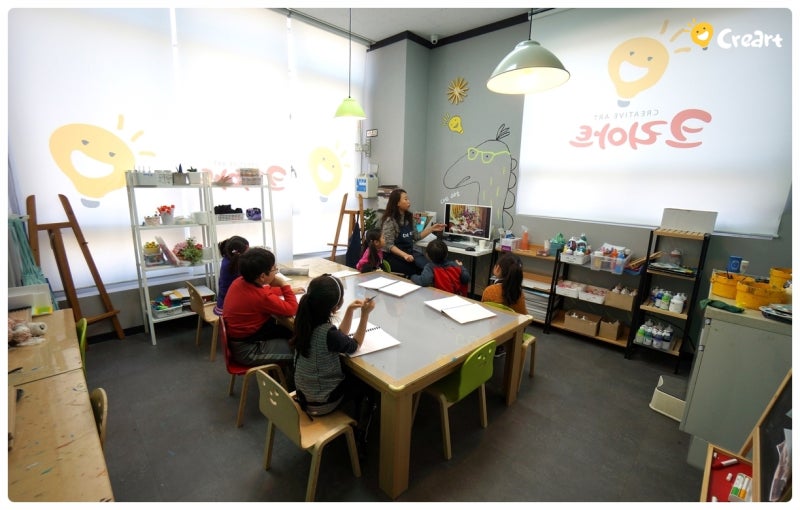 Kinder 초등 수업 스트링 아트 꽃병 시흥시 정왕동 배곧 미술학원 창의미술 크리아트 네이버 블로그