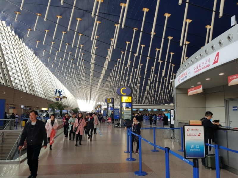 중국상하이 상하이 푸동공항 출국기 네이버 블로그