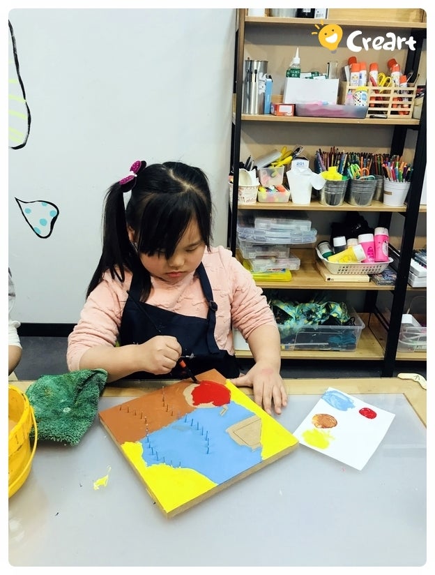 Kinder 초등 수업 스트링 아트 꽃병 시흥시 정왕동 배곧 미술학원 창의미술 크리아트 네이버 블로그