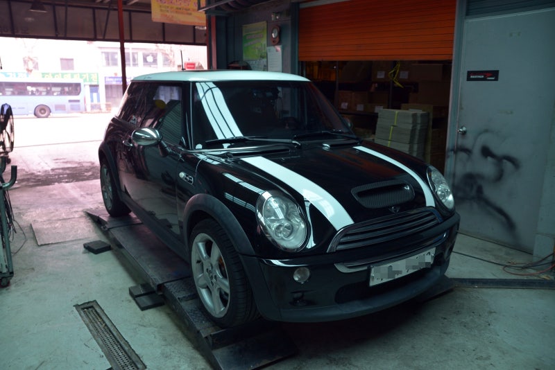 미니쿠퍼S 1세대 [R53] ALTA 배기 팁 고정 : 네이버 블로그