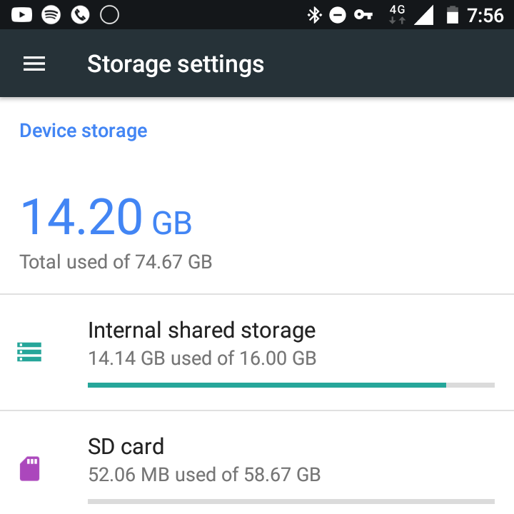 마이크로SD 카드로 안드로이드 스마트폰 용량 늘리기, 채택 가능한 저장소 기능 (Adoptable Storage) : 네이버 블로그