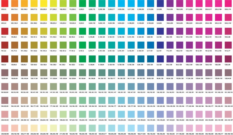CMYK 색상표, 일러스트 색상표, 색상 팔레트 다운 : 네이버 블로그