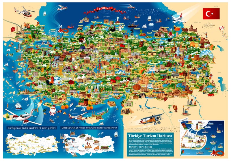 튀르키예 터키 지도 위치 여행코스 도로 철도 비행시간 지형 : 네이버 블로그