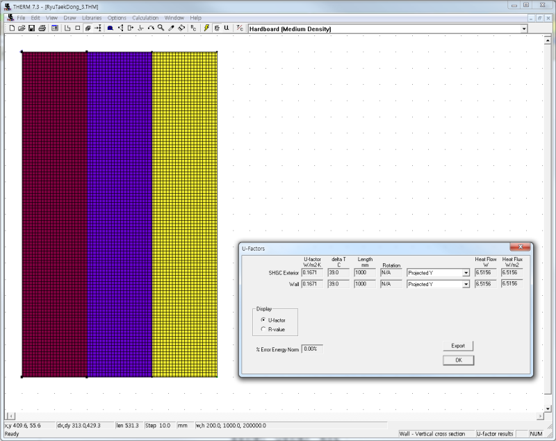 열관류율 계산 응용프로그램들의 오차 발생 이유 ( Therm, Heat2, 열관류율 계산법 비교 ) : 네이버 블로그
