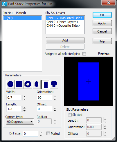 [PADS Layout VX2.1] 부품 만들기 (SMD 부품_Chip저항) : 네이버 블로그