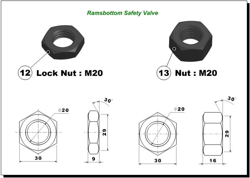 Ramsbottom Safety Valve | Lock nut와 Nut 모델링 - 카티아(Catia V5) : 네이버 블로그