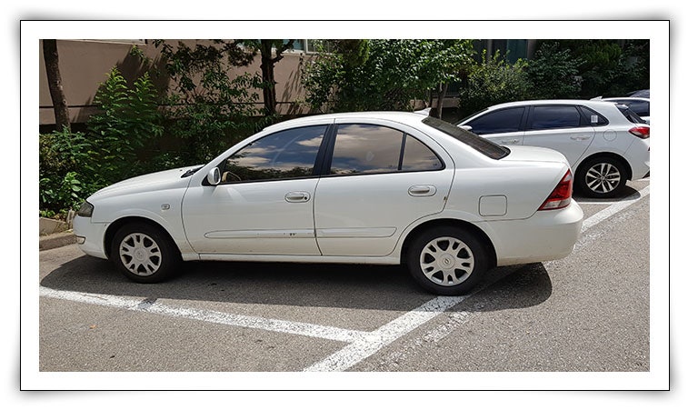 [뉴SM3 중고차수출] 서울 잠원동 2009년 뉴SM3 PE 흰색 무사고에 외관도 나쁘지 않았습니다. : 네이버 블로그