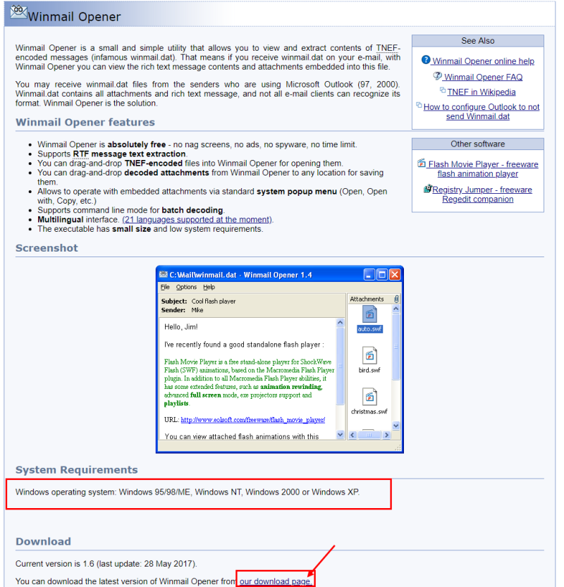 첨부파일로 온 winmail.dat 여는 방법, 2가지 공개 : 네이버 블로그
