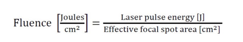 레이저의 세기, 플루언스 뜻, fluence 뜻, laser intensity : 네이버 블로그