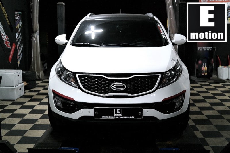 [이모션] 스포티지R XG2P + 320mm 리어확장 브레이크 튜닝. 부천 브레이크 전문점 : 네이버 블로그