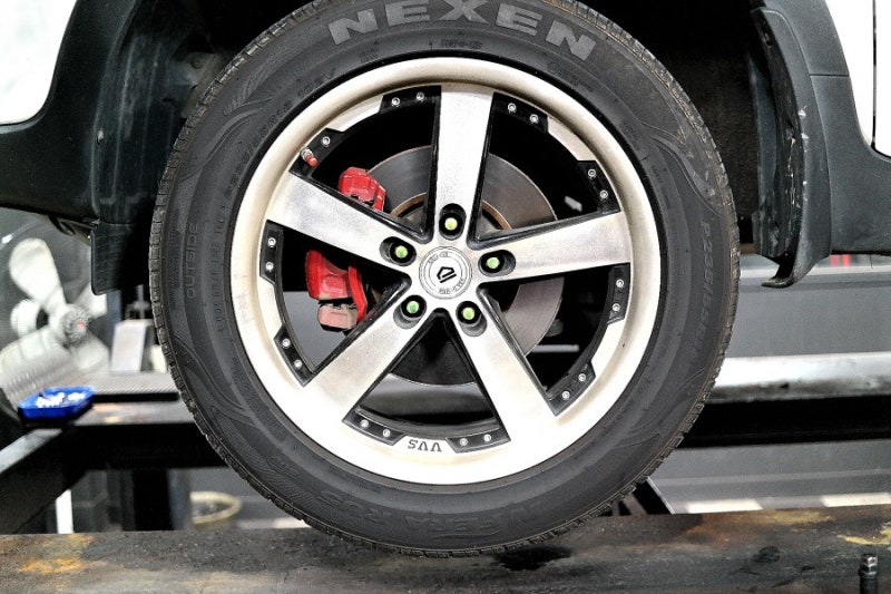 [이모션] 스포티지R XG2P + 320mm 리어확장 브레이크 튜닝. 부천 브레이크 전문점 : 네이버 블로그