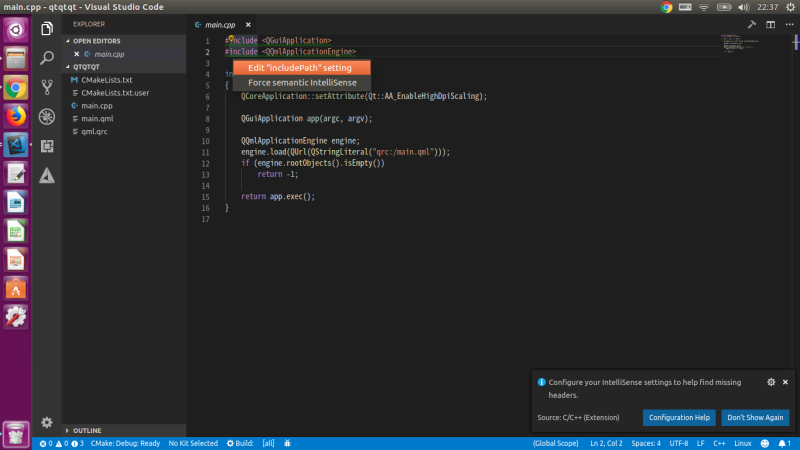 Visual Studio Code 에서 CMake와 Qt 활용 앱 개발 : 네이버 블로그