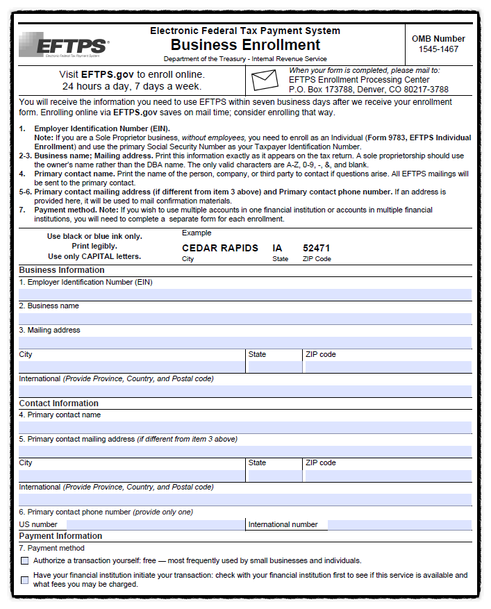 국세청 (IRS) 세금 낼때 이용하는 사이트 - EFTPS : 네이버 블로그