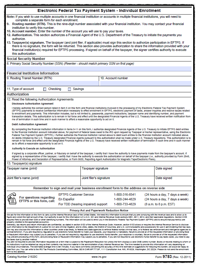 국세청 (IRS) 세금 낼때 이용하는 사이트 - EFTPS : 네이버 블로그