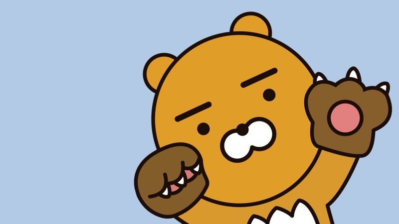 카카오 신상 이모티콘, 라이언 바탕화면 만들었어요 : 네이버 블로그