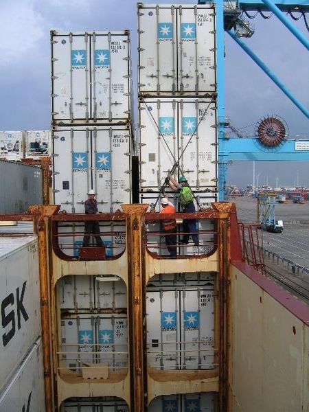 라싱(lashing)작업 과정 : 네이버 블로그