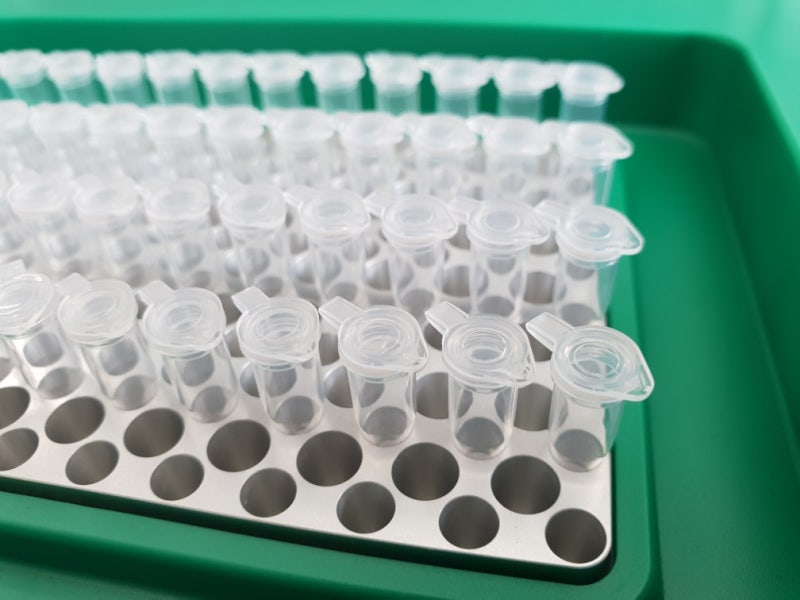 [GMB] PCR Tube, 0.2ml PCR Single Tubes, Flat Optical Cap, Natural Color ...