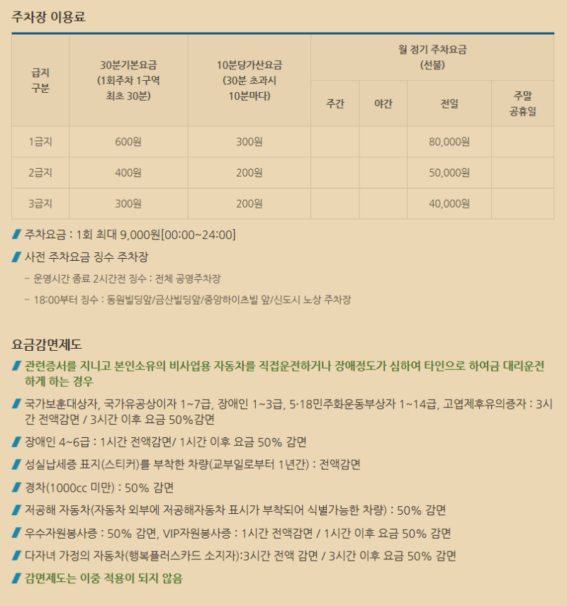 안산도시공사 유료공영주차장 월정기권 신청방법 네이버 블로그