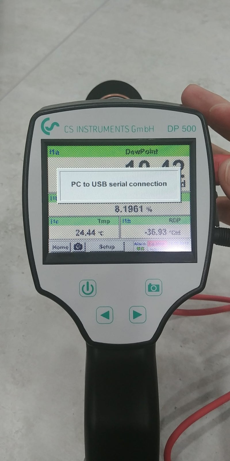 노점센서 및 휴대용 노점계 DP500 CS-Instruments 실시간 모니터링 방법-노바인스트루먼트- : 네이버 블로그