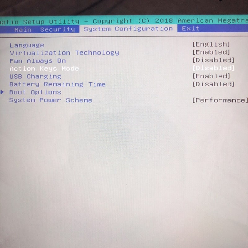 Hp 노트북 function key(fn) 설정/BIOS action key(fn 키)설정 방법 : 네이버 블로그