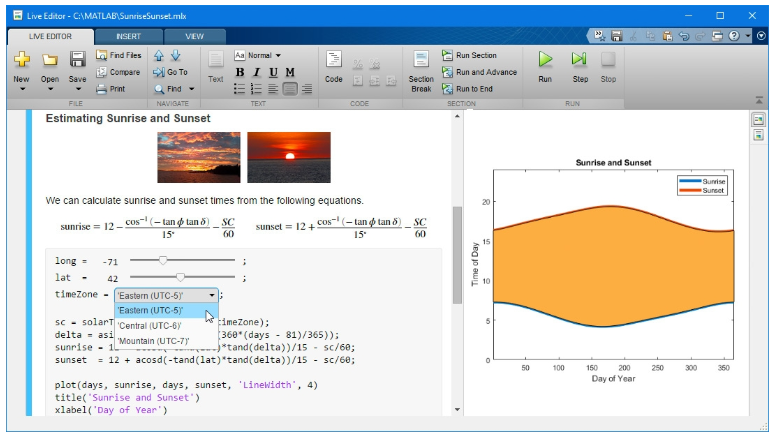 쉽고 효과적인 MATLAB 시각화 방법 - 라이브 편집기 (Live Editor) : 네이버 블로그