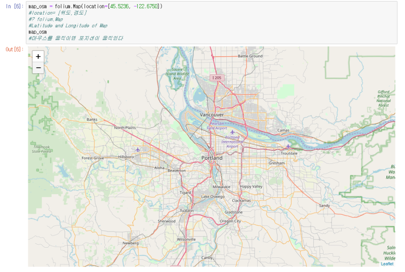 [파이썬] 지도 핸들링_folium : 네이버 블로그