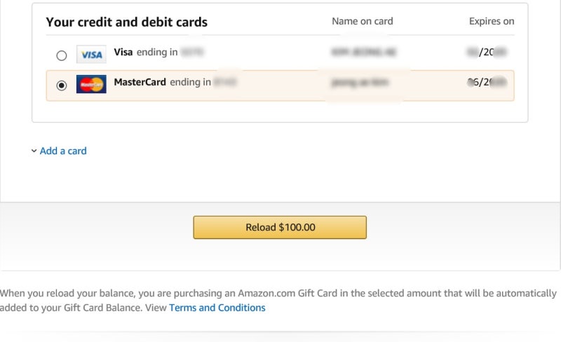 Amazon gift card (Reload )아마존 기프트카드 사용하기 : 네이버 블로그