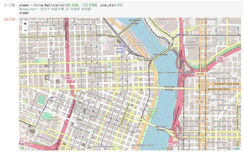 [파이썬] 지도 핸들링_folium : 네이버 블로그