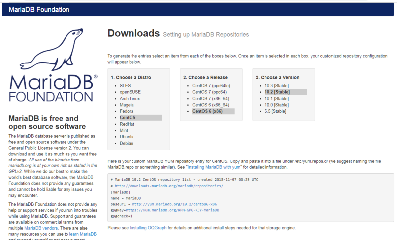 [Mariadb] Repository 설정하기 : 네이버 블로그