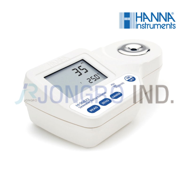 HANNA 한나 Digital Refractometer for Seawater Analysis 해수 염도 측정기 HI 96822 ...