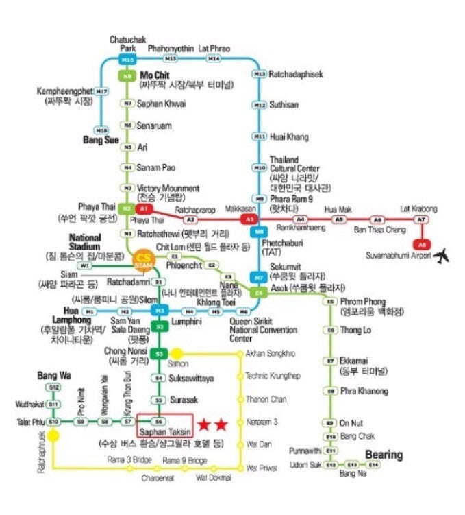 [방콕 교통수단] BTS & MTR (+이용법/가격/노선도/씨암 환승 등) : 네이버 블로그