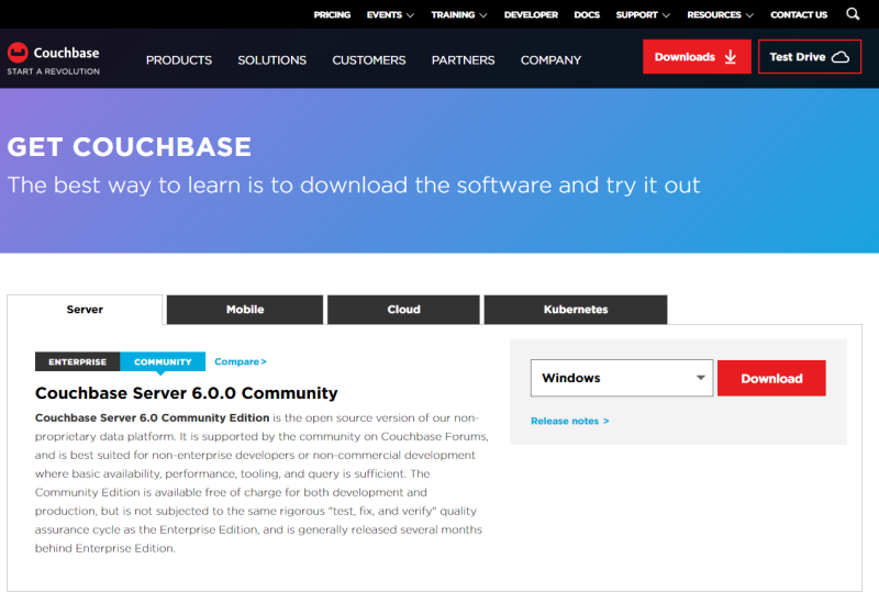 Couchbase NoSQL Database 설치 : 네이버 블로그