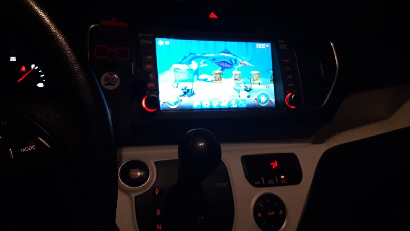 레이 8인치 트립 일체형 네비 하단 매립 후기 [JY커스텁 T3000 라이브 휴대폰 미러링 내비게이션] : 네이버 블로그