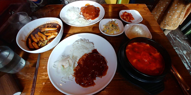 숙대입구 맛집 까치네 분식돈가스쫄면순두부 짜장떡볶이 네이버 블로그