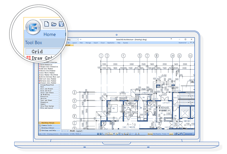 건축 캐드의 새로운 기준, GstarCAD Architecture. : 네이버 블로그