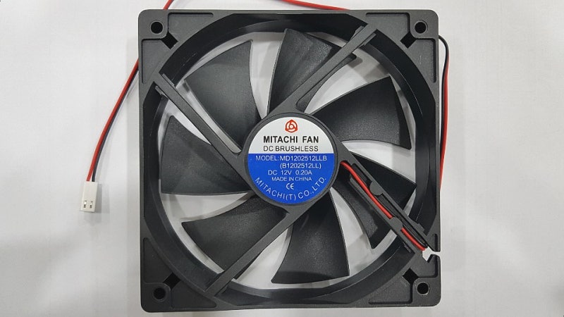 화이트팬_냉각팬, 쿨링팬 MITACHI 의 모델명 : MD1202512LLB (저소음팬) : 네이버 블로그