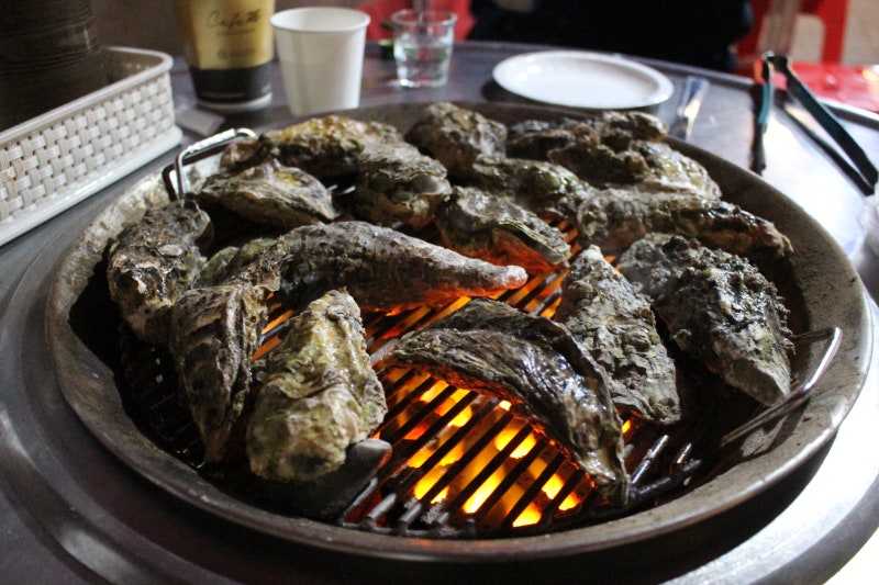 안산 상록수 포장마차 석화구이 무한리필 포차 안산 본오동 호치킨 네이버 블로그