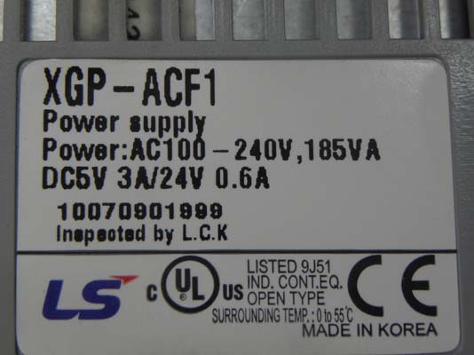 PLC LS XGT Series POWER Supply(XGP-ACF1) 판매합니다. : 네이버 블로그