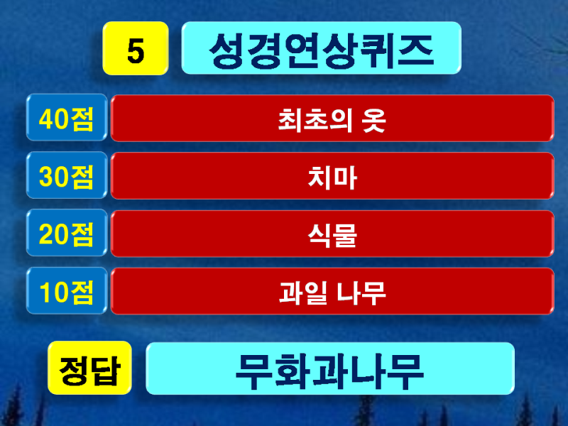 교회학교 Ppt 게임 성경 연상퀴즈 게임 1회 네이버 블로그