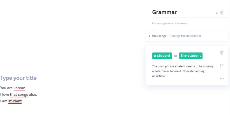 스페인어 문법 오류 찾아주는 첨삭 앱, Grammarly Spanish 버전. : 네이버 블로그