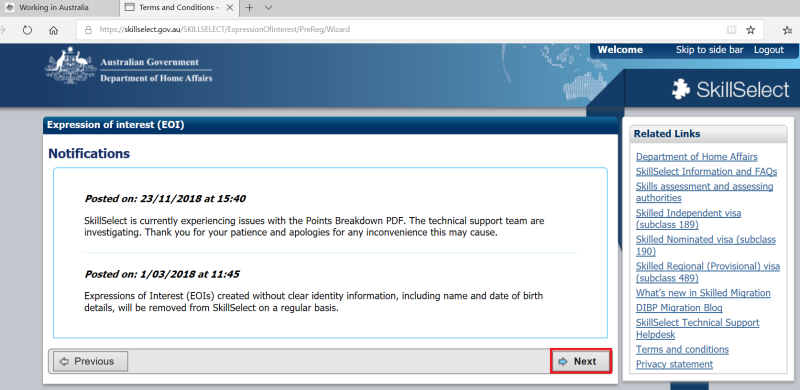 [호주 이민] 법무사 없이 영주권 신청 혼자하기 (subclass 189 독립기술이민) - (2) 이민의향서 EOI 접수 ...
