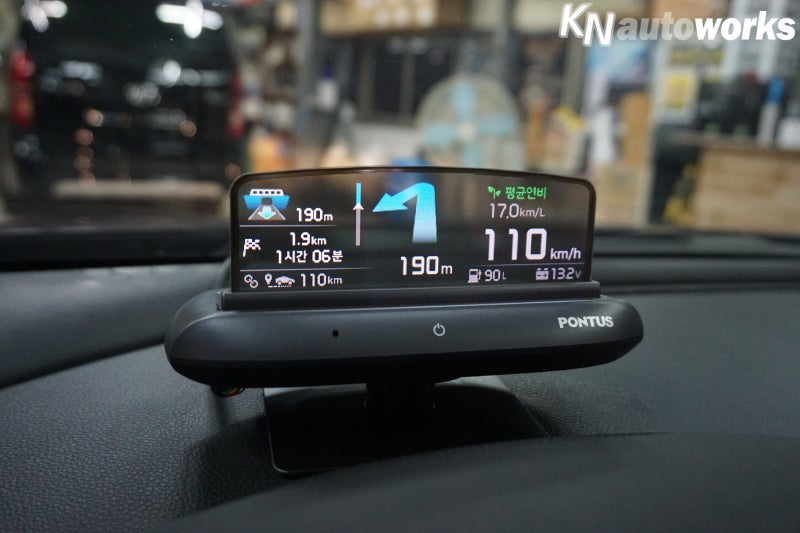 말리부 현대폰터스 HUD H1000 / 헤드업디스플레이 작업 : 네이버 블로그