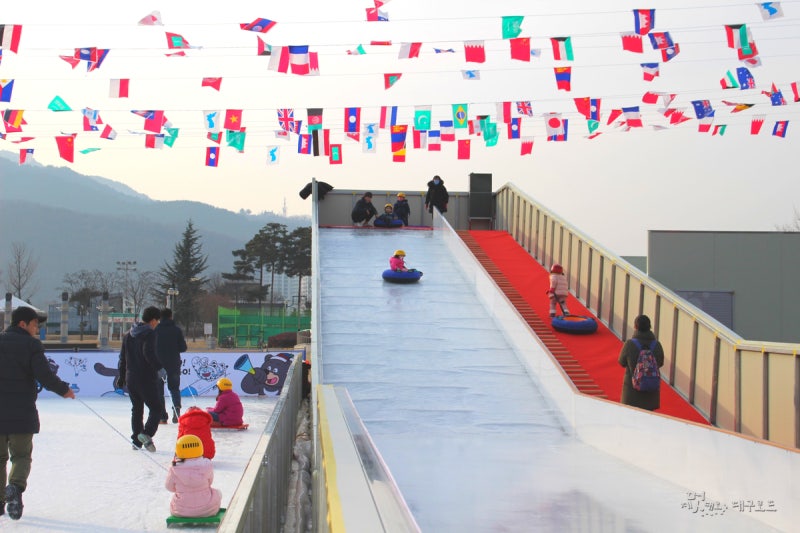 겨울에 가볼만한곳 대구 눈썰매장 And 스케이트장 개장 안내 신천스케이트장 이월드 아이스링크 네이버 블로그