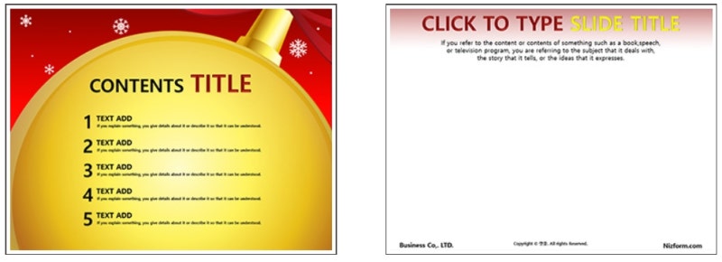 크리스마스ppt, 성탄절ppt 템플릿 겨울 배경테마로 좋아요~ : 네이버 블로그