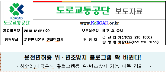 새로운 자동차 운전면허증 위·변조 방지 보안성 기능 강화한 신규·신형 운전면허증을 만나봅시다 네이버 블로그