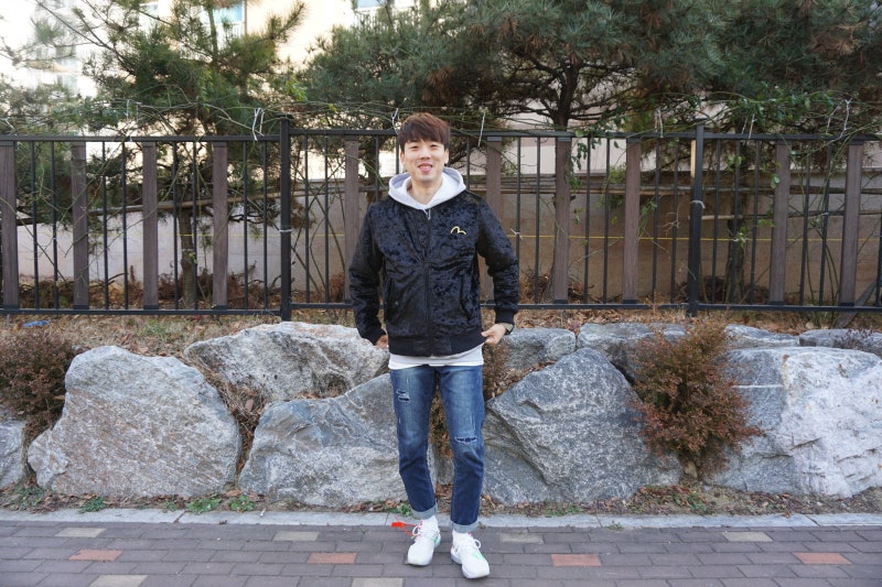 남자 블루종 코디 자유분방한 느낌이 좋아 네이버 블로그